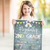 Pink First Day of School Sign Editable, Last Day of School Sign ...