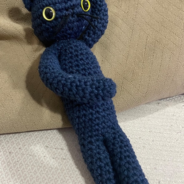 Customizable Crochet Guide: Margot the Cat (knit Sweater and Skeleton ...