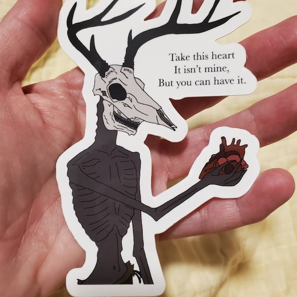 Wendigo’s Valentine (vinyl Sticker) - Etsy