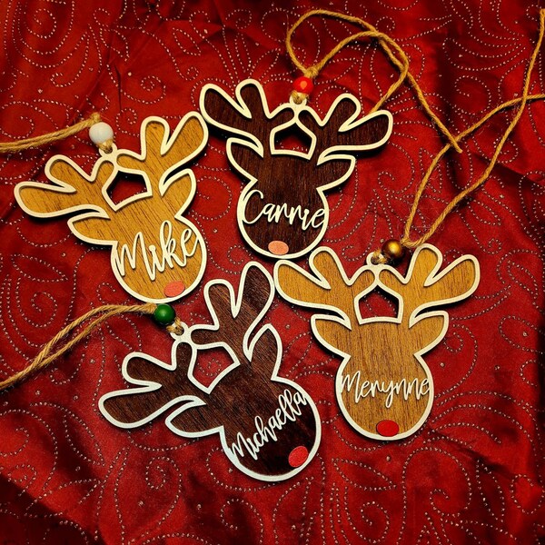 Custom 3D Stocking Tag, Custom 3D Ornament, Personalized Stocking Tag ...