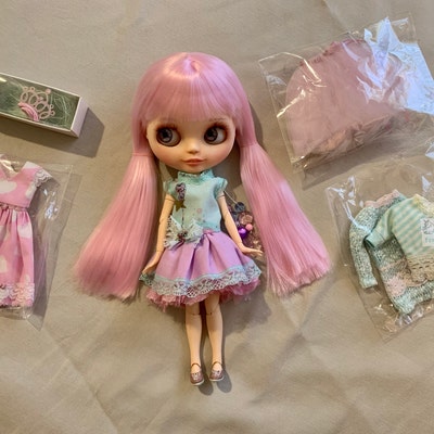 Vintage Style Dress for Blythe Doll , Handmade, Fashionable Blythe ...