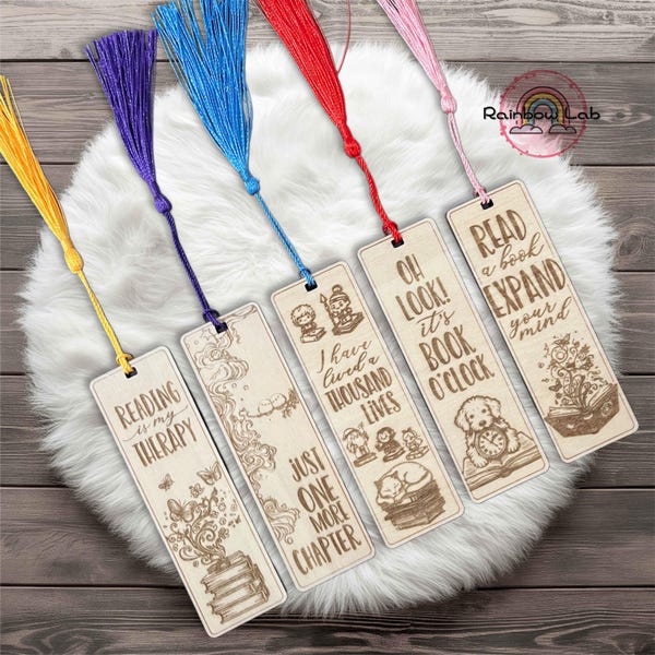 42 Designs of Bookmark Laser Ready SVG Cut Files Bundle. Laser Ready ...