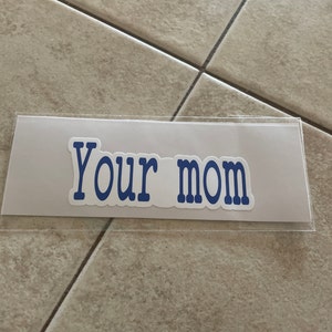 Custom Text Sticker Build Your Own Sticker Personalized - Etsy