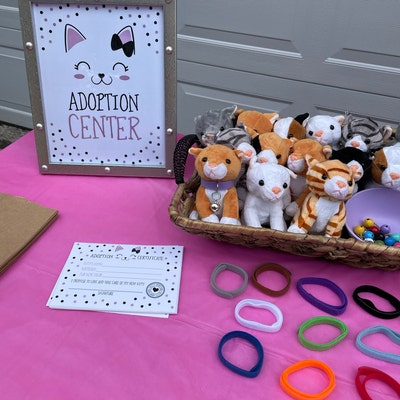 Kitten Adoption Party, Pet Adoption Party, Sign and Adoption ...