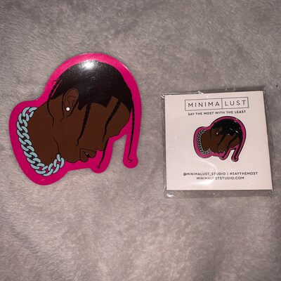 Travis Scott Enamel Lapel Pin - Etsy