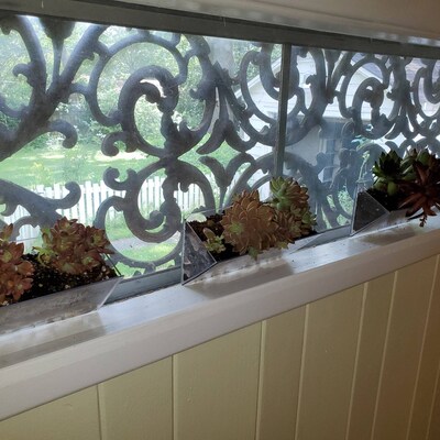 Suction Cup Window Planter Long Triangular Window Box Style - Etsy