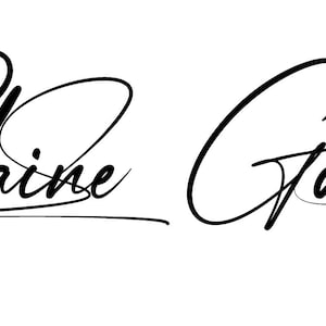 Custom Name Tattoo Design. Name Logo. Tiktok Tattoo Monogram. Gift Idea ...