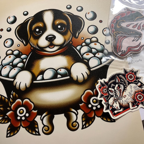 Sombrero Woman Traditional Tattoo Art Print - Etsy