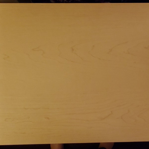 Hardrock Maple Melamine Shelf - Customizable, 1/2'' Thickness, Cut-to ...