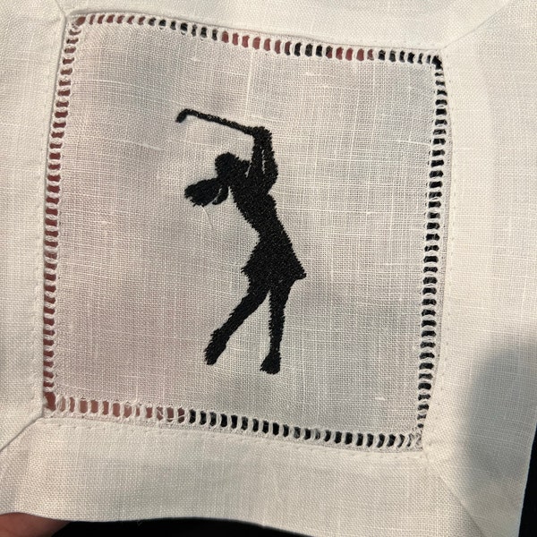 Female Golfer Silhouette Embroidery Design: Sport Embroidery Bundle (digital Download) - Etsy