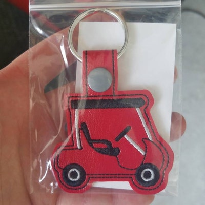 Golf Cart Keychain, Golf Cart Gift Keychain, Golf Cart, Golf Cart ...