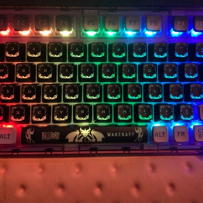 Valorant 115 Keysjett Full Set Keycaps Set OEM Profile Keycaps Artisan ...