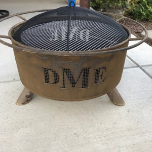 Custom Logo Fire Pit | Etsy