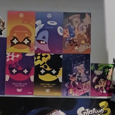 Splatoon Hotlantis WV3 Posters Harmony Paruko Tartar Dedf1sh Octoling ...