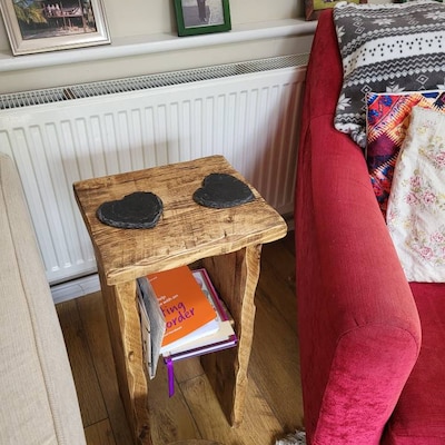 Farmhouse Bedside Tables Set of 2 Rustic Side Tables - Etsy UK