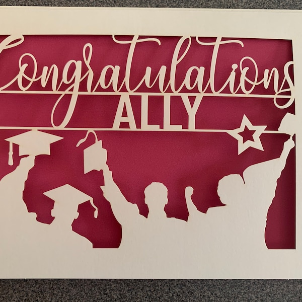 Personalized Graduation Cards for Graduates Students Friends ...