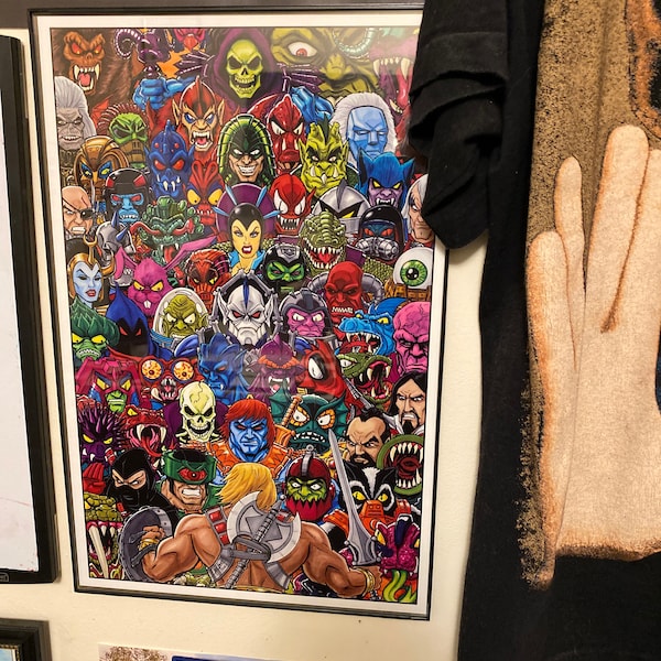 He-man Rogues Gallery - 11x17 Fine Art Print - Etsy UK