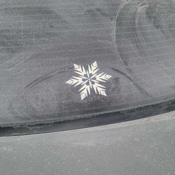 Holographic Disney Frozen Snowflake Vinyl Decal, Car Decal, Window ...
