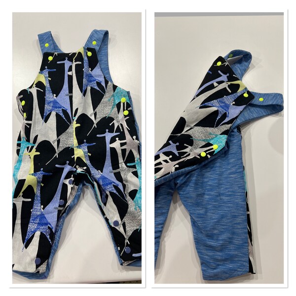 AHOY LINED Reversible Romper Sewing Pattern Pdf, Toddler Baby Boy Girl ...