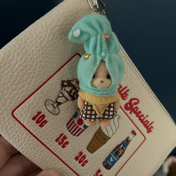 Calico Critter Keychain | Cute Keychain | Kawaii Keychain | Phone Charm ...