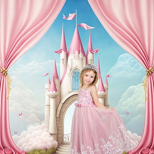 Value Digital Background Bundle Fairy Tale Backdrop Princess Castle ...