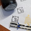 Custom Round Self-inking Stamps - Etsy
