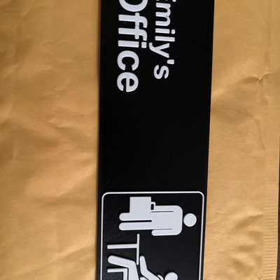 Customizable 3D Printed the Office TV Show Sign and Magnets - Etsy