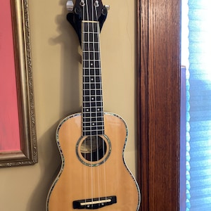 Elegant Ukulele Wall Mount. Display Any Soprano Uke Upright Storage for ...