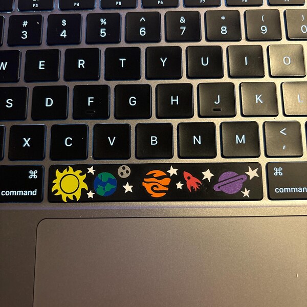 Classic Space Bar Sticker SEPARATE PIECES / Space Bar Vinyl Decal ...