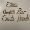 MDF Laser Cut Names | Wedding Place Names | Table Decoration | MDF ...