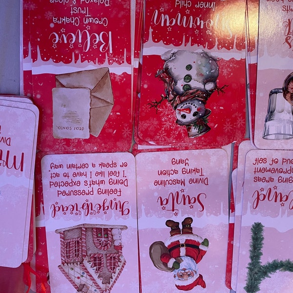 RED Oracle Deck - Etsy