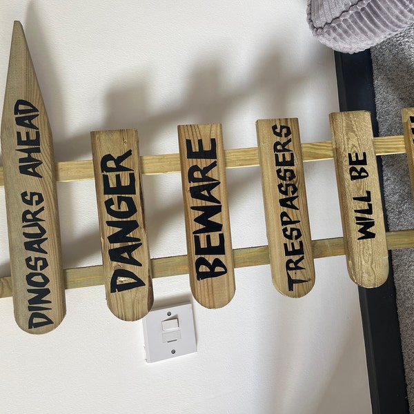 Home Made Wooden Safari Jungle Themed Sign Bedroom Decoration Boys ...