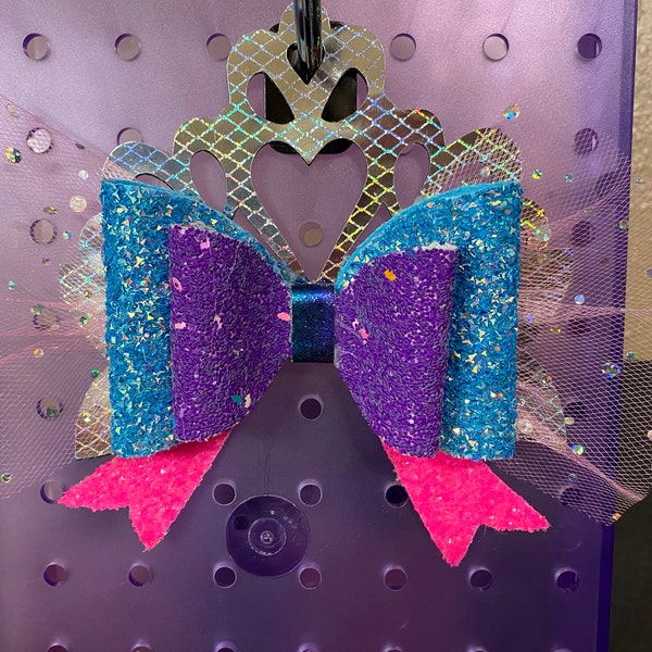 Princess Bow SVG, Crown Bow Template SVG, Tiara Hair Bow, Felt Bow PDF ...