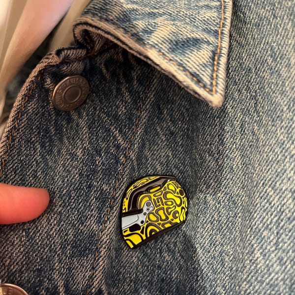 Ayrton Senna 1988 Race Helmet Enamel Pin - Etsy