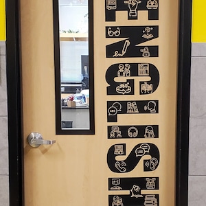 English, Teacher Decal, School Classroom, Classroom Wall Decal, English ...