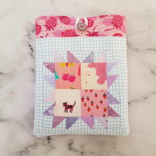 Patchwork Book Sleeve Sewing Pattern (PDF Pattern) - Etsy