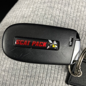 For 2015-2023 Scat Pack Challenger/charger Key Fob Badges in Red set of ...