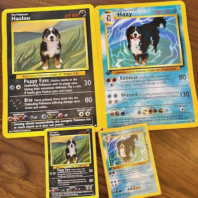 Custom Pokémon Card From PHOTO - Etsy