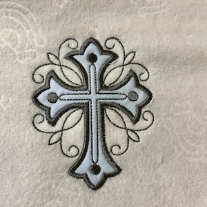 Machine Embroidery Design Christening Royal Angel Baroque - Etsy