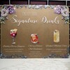 Coffee Bar Custom Acrylic Wedding Sign, Something Brewed Wedding Table ...