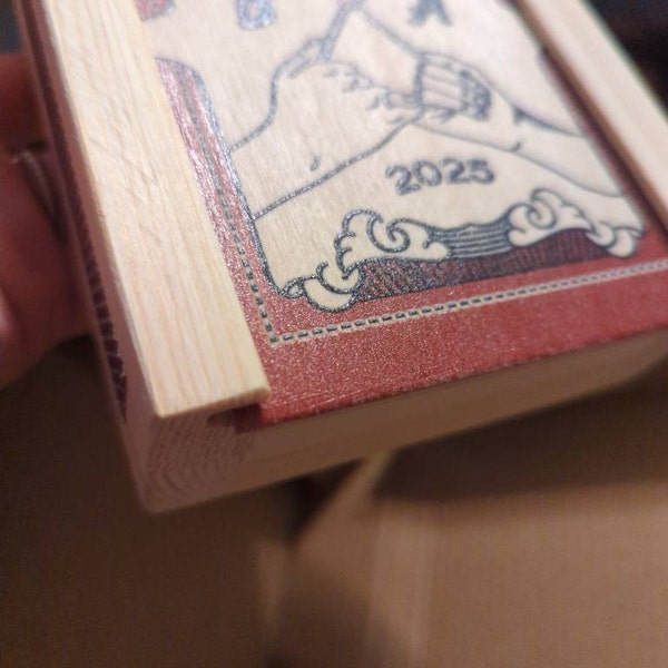 PERSONALIZED Couples Matchbox Wood | Custom Wood Matchbox for Couples ...