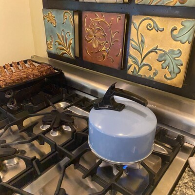 Vintage Anchor Hocking Crystal Clear Ribbed Glass Deviled Egg Server ...