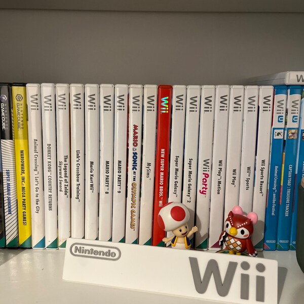 Nintendo Wii 3D Shelf Display/fridge Magnet - Classic Video Games Logo ...