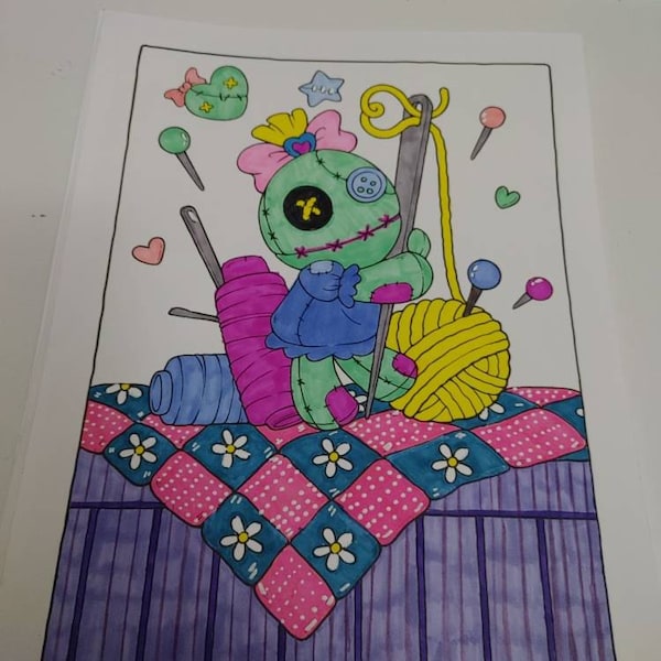 Creepy Cutie: Goth Kawaii Coloring Book by Coco Wyo - Etsy