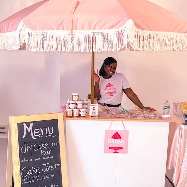 Charcuterie Cart Mobile Foldable Snack Bar Catering Display Portable ...