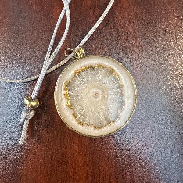 Extremely Powerful 5G EMF Orgonite Protection Necklace, Solar Quartz ...