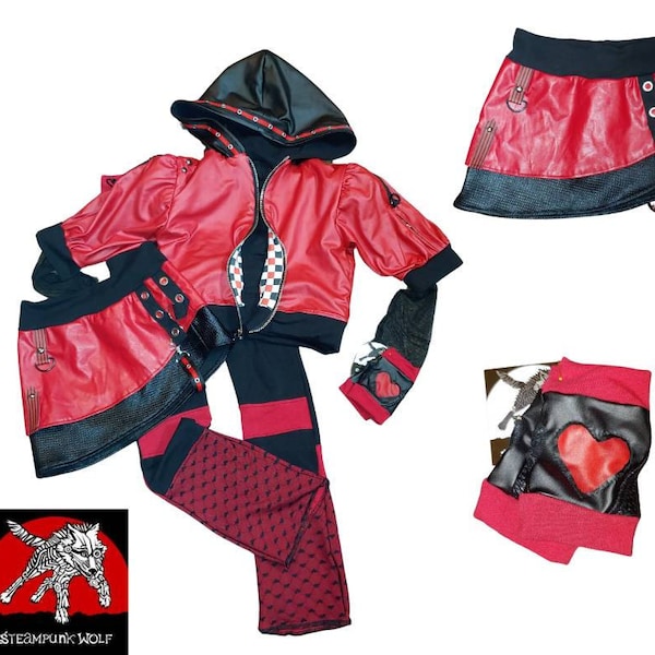 Red Matte Pleather Faux Leather Stretch Vinyl Polyester Spandex 190 GSM ...