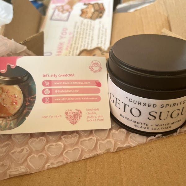 GETO SUGURU Inspired Candle - 'cursed Spirits' Jujutsu Kaisen Inspired ...