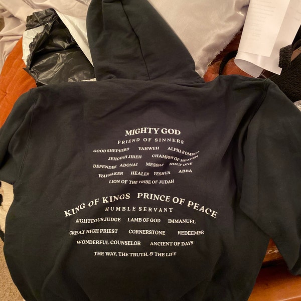 I AM ( Names of God ) Hoodie | Dark Chocolate | Forest Green | Sand ...