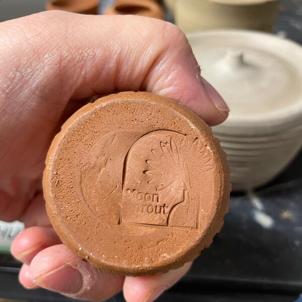 Personalized Pottery Stamp, Custom Ceramic Brass Stamp, Initial Clay ...